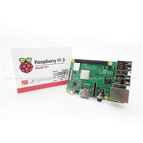 Raspberry Pi 3 Model B 1gb บอร์ดเเท้ ประกัน 1 ปี Thaieasyelec