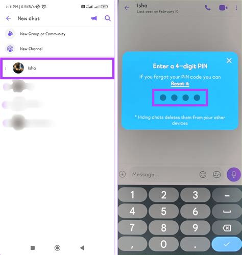 how to hide and unhide viber chats on mobile guiding tech