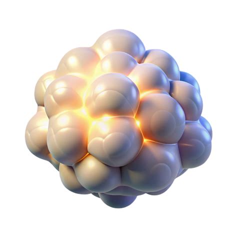 Glowing Cell Cluster 55240819 Png