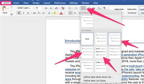 How To Insert A Table Of Contents In Word On Mac Windows