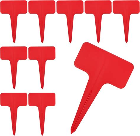 【楽天市場】園芸ラベル T型 【レッド】 赤 プランツタグ ネームタグ 【10枚入り】 プラスチック ガーデニング 植木鉢 プランター 花壇