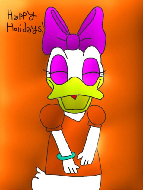 Happy Holidays From Daisy Duck By Frogtable125