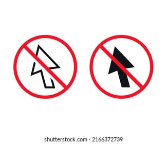 Mouse Pointer Not Images Stock Photos Vectors Shutterstock