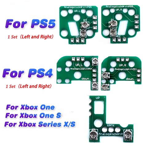 1pair Analog Stick Drift Fix Pcb Flex For Ps4 Ps5 Control Gamepad Joystick Drift Repair Module