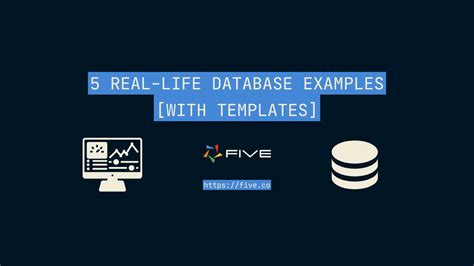 5 Real Life Database Examples With Templates You Can Use Today
