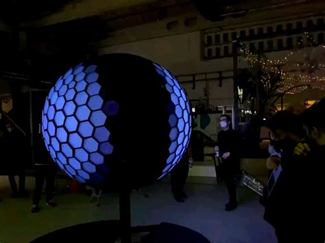 This Ball By Nicholas Perillo Made Up Of Hexagon Tiles R Oddlysatisfying