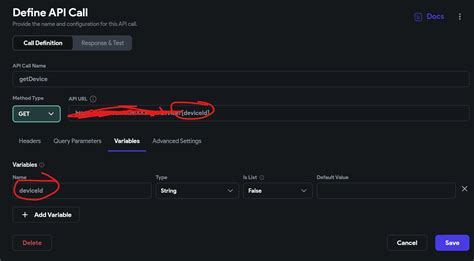 api issue