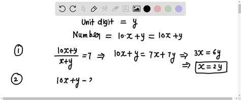 Solved The Ratio Of Tens Digit To The Unit Digit Of A Two Digit Number