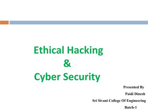 Hacking Ppt Computing Technology And Computing