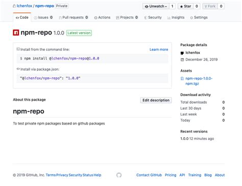如何使用github Packages创建npm私有库 陈龙 的博客