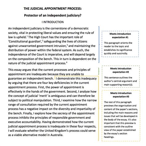 Introduction Paragraph Example Essay