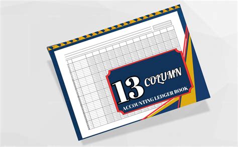 13 Column Accounting Ledger Book General Ledger Accounting Book Personal Finance And 13 Column Accounting Ledger Book General Ledger Accounting Book Personal Finance And