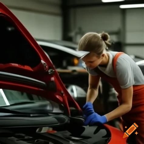 Car Workshop Interior With Tools And Vehicles On Craiyon