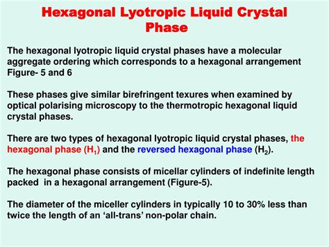 Ppt Lyotropic Liquid Crystals Anisotropic Solutions Powerpoint