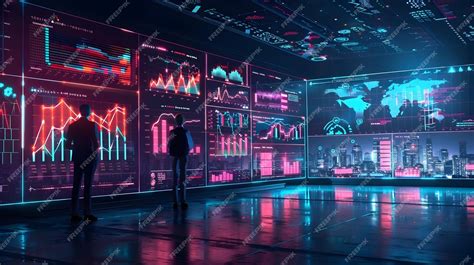 Futuristic Ai Powered Market Analysis And Data Visualization In Modern Collaborative Workspace