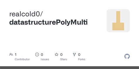 GitHub Realcold DatastructurePolyMulti