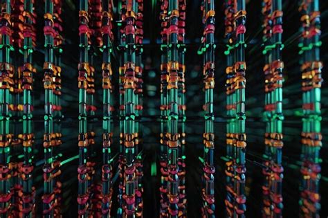 Matrix Transformations Premium Ai Generated Image