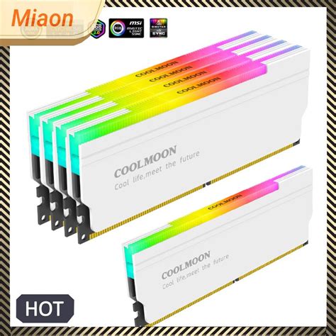 5v 3pin argb ram ฮีทซิงค์ ddr4 ddr3 หน่วยความจําความร้อนสําหรับ
