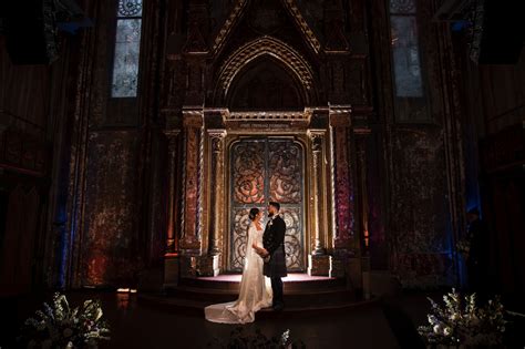 Angel Orensanz Wedding Bride Groom On Stage Susan Stripling Photography