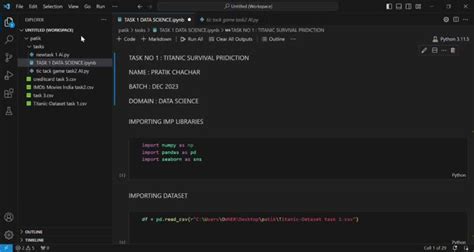 pratik chachar on linkedin codsoftinternship datascience codsoft