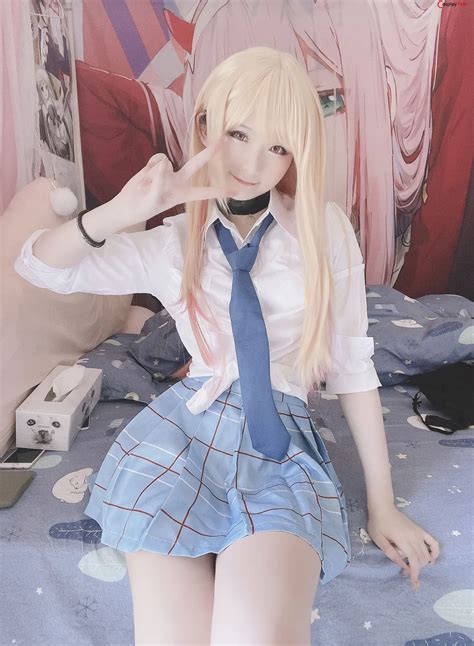 Xidaidai 喜呆呆 Cosplay Marin Kitagawa Sono Bisque Doll 49 Photos And