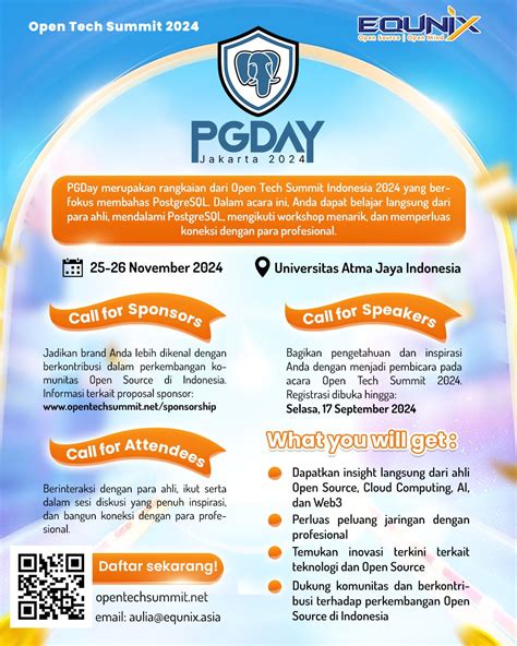 Equnix Business Solutions Pt On Linkedin Equnix Opentechsummit Pgday Postgresql