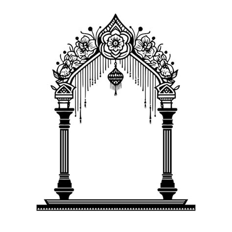 Premium Vector Wedding Mandap Vector