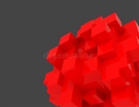 Abstract Cubes Background 3d 3d Rendered Illustration Stock Illustration Illustration Of