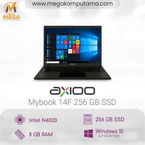 AXIOO MYBOOK 14F RAM 8GB SSD 256GB