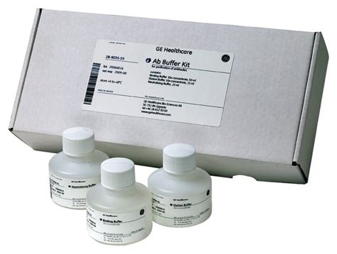 Ge Healthcare Ab Buffer Kit Complete Kit Buffers And Diluents Fisher