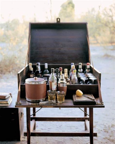 🇺🇸 Travel Bar Drinks Cabinet Campaign Furniture