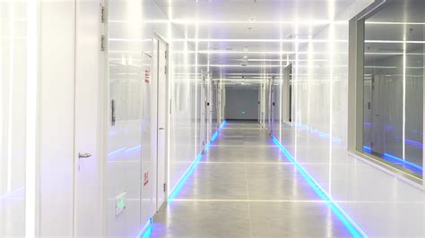 数据中心走廊1视频特效素材 千库网