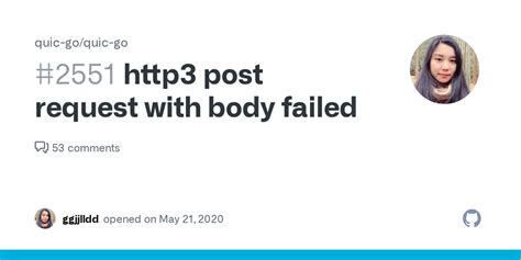 Post Request With Body Failed Issue Quic Go Quic Go GitHub