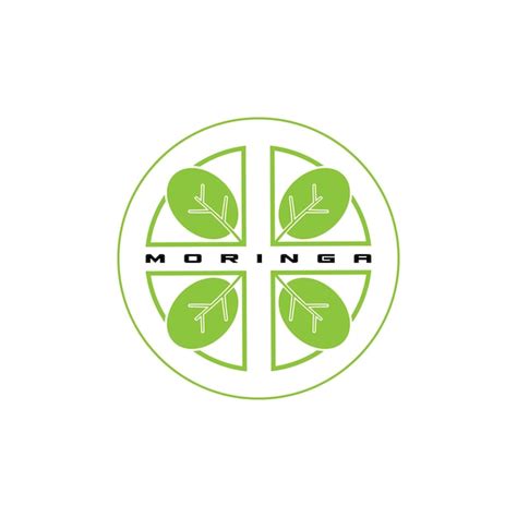 Premium Vector Moringa Leaf Nature Icon Vector Illustration Template