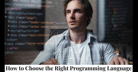 How To Choose The Right Programming Language