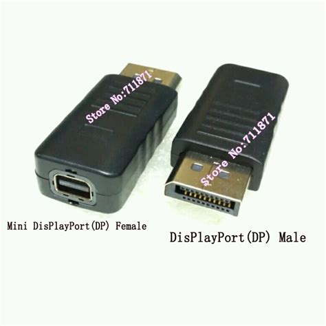 Mini Displayport Female Displayport Male Adapter Mini Dp Female Dp Male Adapter Displayport Dp