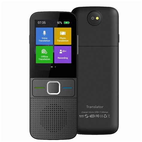 Portable Language Translator Device With Real Time Voice Photo