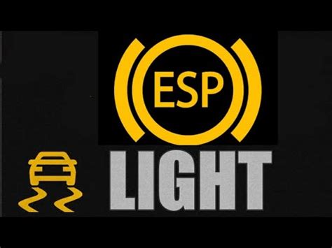 How To Fix And Reset Electronic Stability Programme ESP Warning Light Stays On Or Flashing