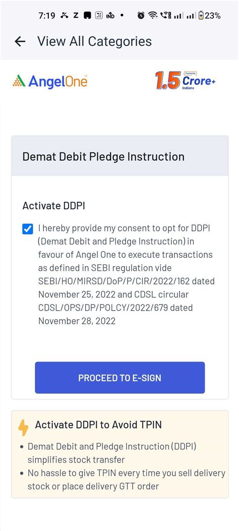 Step By Step Procedure To Set Up DDPI On Angel One