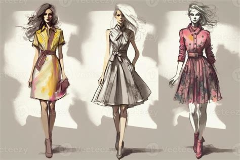 Clothing Models Drawing