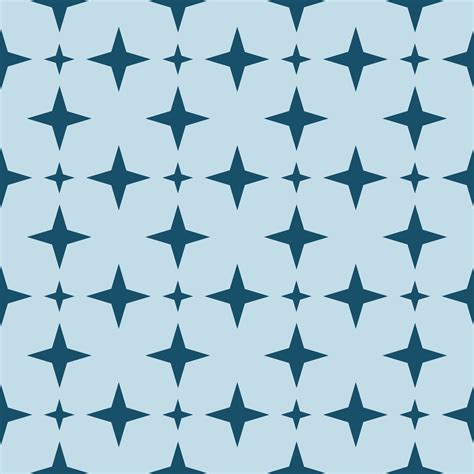 Four Pointed Star Seamless Pattern Blue Background 23799867 Vector Art At Vecteezy