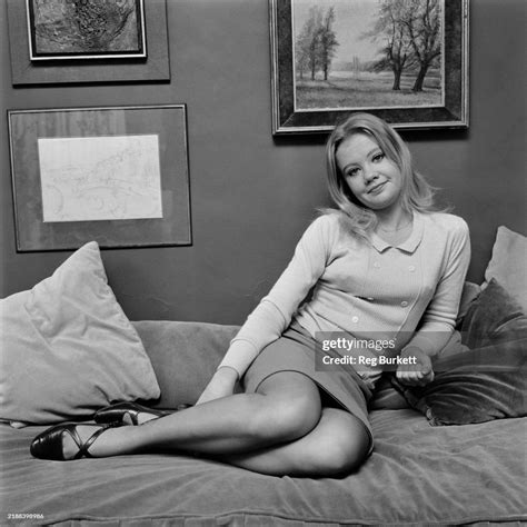 Actress Hayley Mills Reclining In Her Flat Chelsea London November