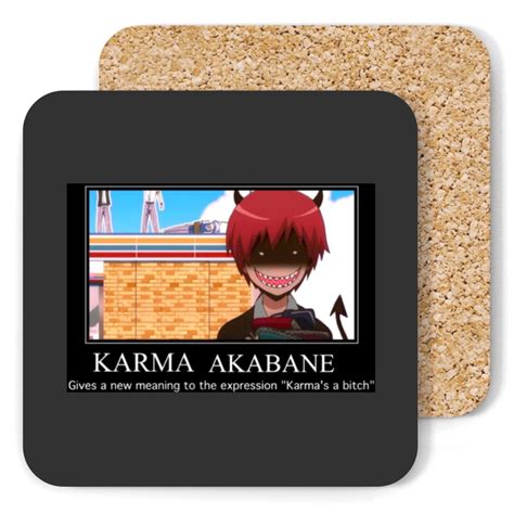Karma Akabane Meme Assassination Classroom Coasters Sold By