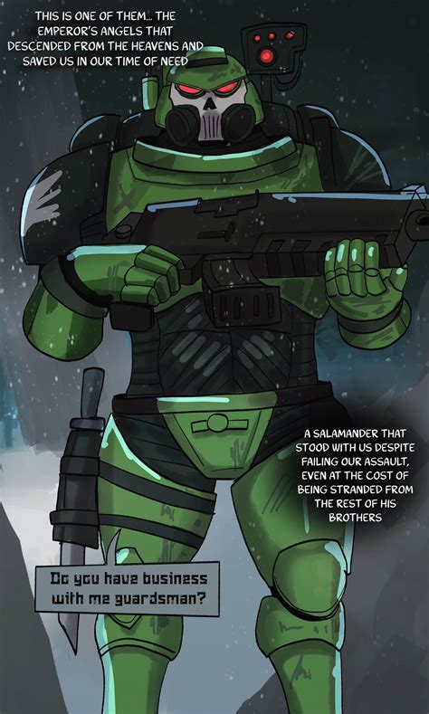 Salamanders Warhammer 40k Drawn By Basedbinkie Danbooru