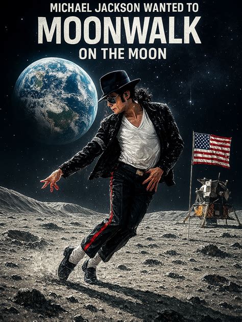 Michael Jackson Moonwalk Plakat