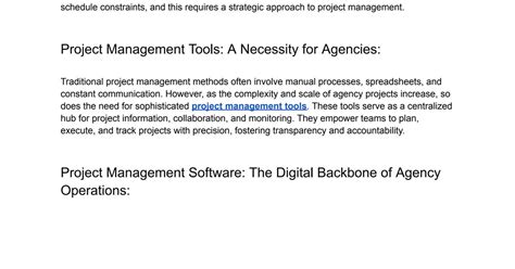 Streamlining Success The Role Of Project Management Automation Tools For Agencies By Jensi Issuu