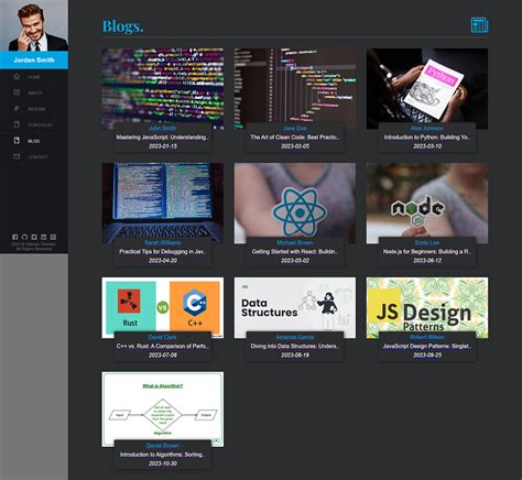 Portfolio Website Created With React And Scss By Salman Khan On Dribbble
