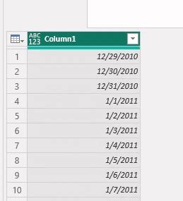 PowerBI PowerQuery Create A Dimension Date Table In M Tom Ordonez
