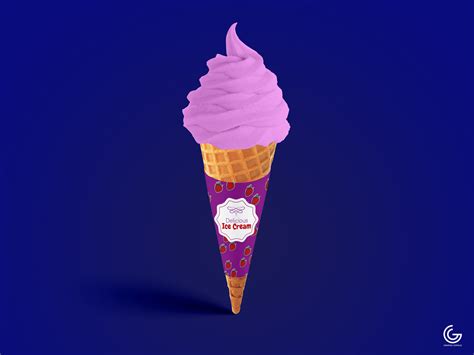 Ice Cream Label Design Behance