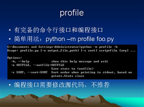 “python性能优化”讲稿分享ppt描述python模型调优 Csdn博客